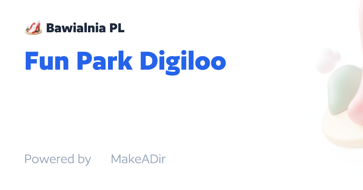 Fun Park Digiloo - Sala Zabaw dla dzieci. Mokotów, Warszawa
